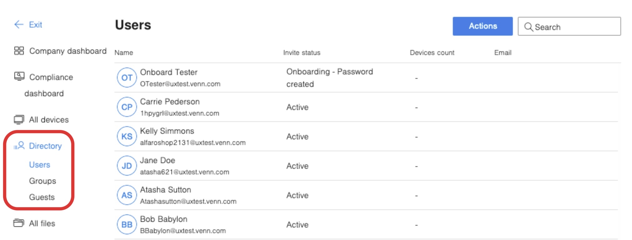 User Management Overview – Venn Help Center