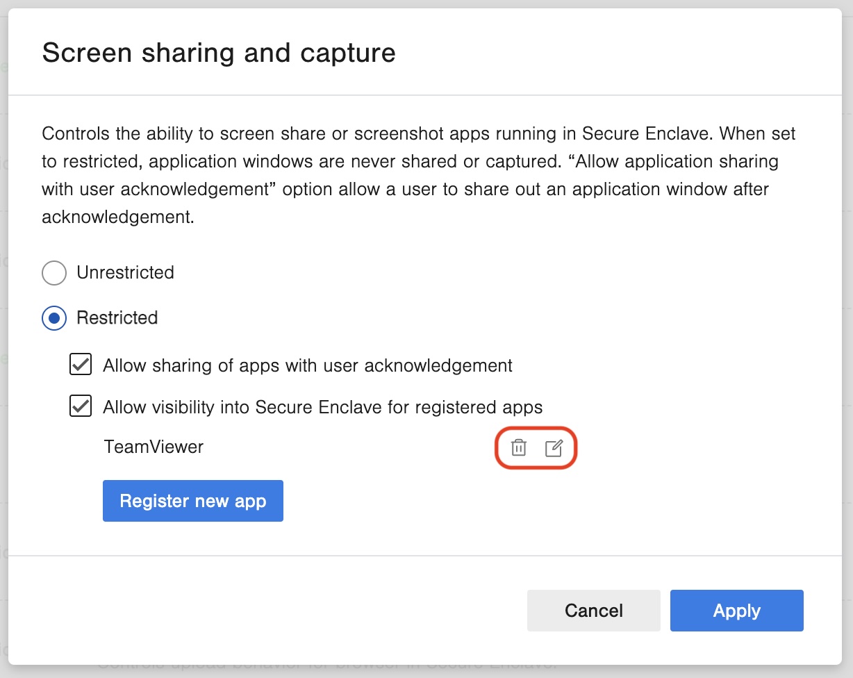 Screen Sharing and Capture Data Loss Prevention Policy – Venn Help Center