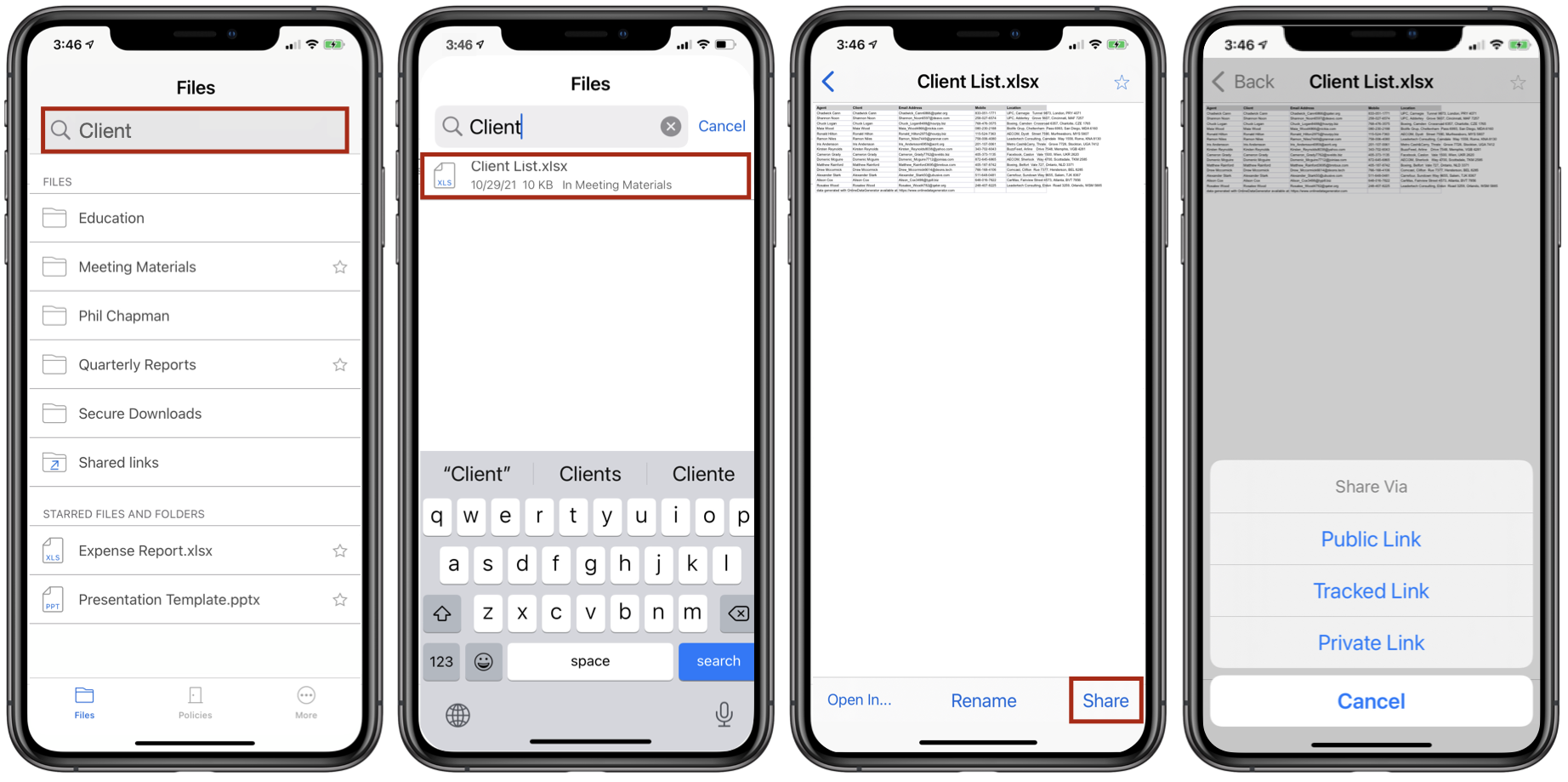 E:104.10 - Sharing a File in Workplace for Android and iOS – Workplace ...