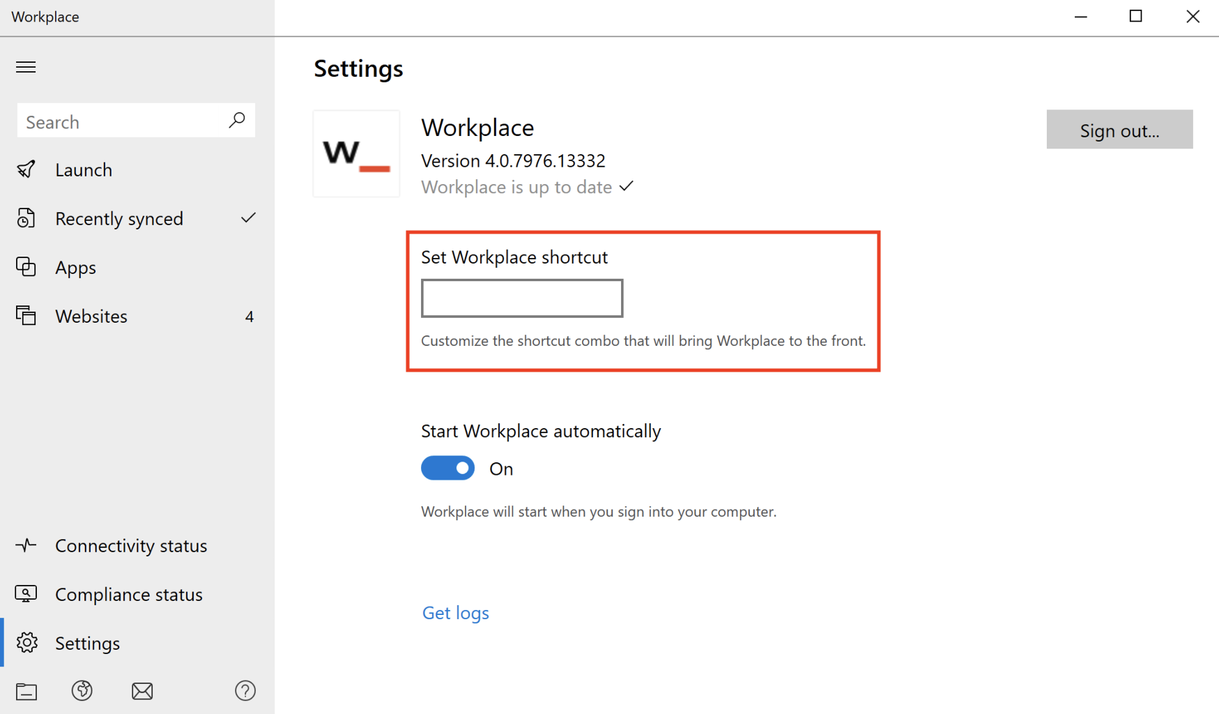 Customizing the Workplace Desktop Keyboard Shortcut – Venn Help Center
