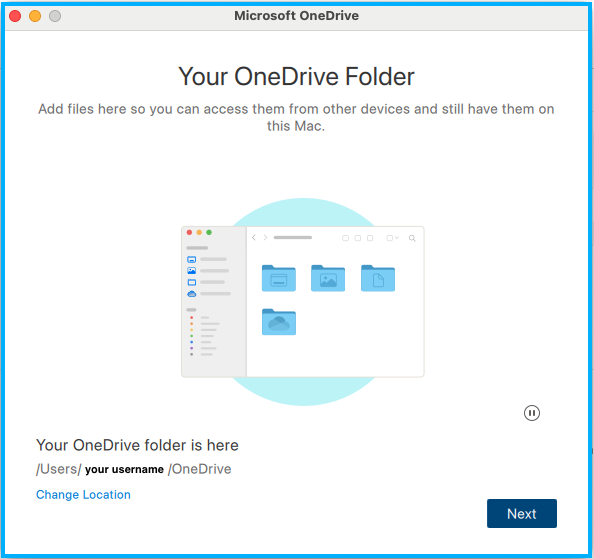 Use OneDrive in Blue Border on Your Mac – Venn Help Center